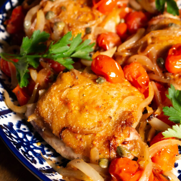 One Sheet Chicken Cacciatore - Anthony Michael Contrino